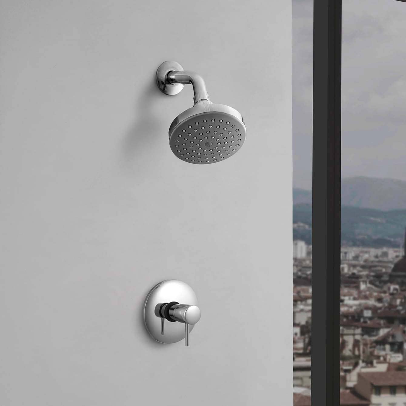 MEZCLADORA MONOCOMANDO PARA DUCHA C/SALIDA – Cymoll