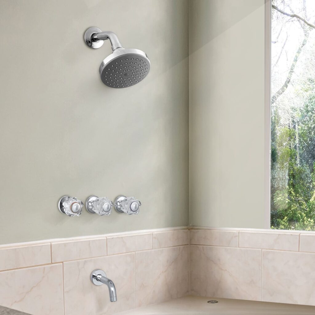 MEZCLADORA PARA DUCHA TINA C/ SALIDA – Cymoll